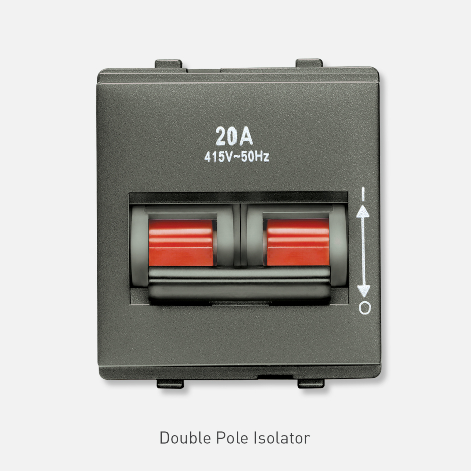 Double Pole Isolator (With ISI Mark) – Kolors India Private Limited