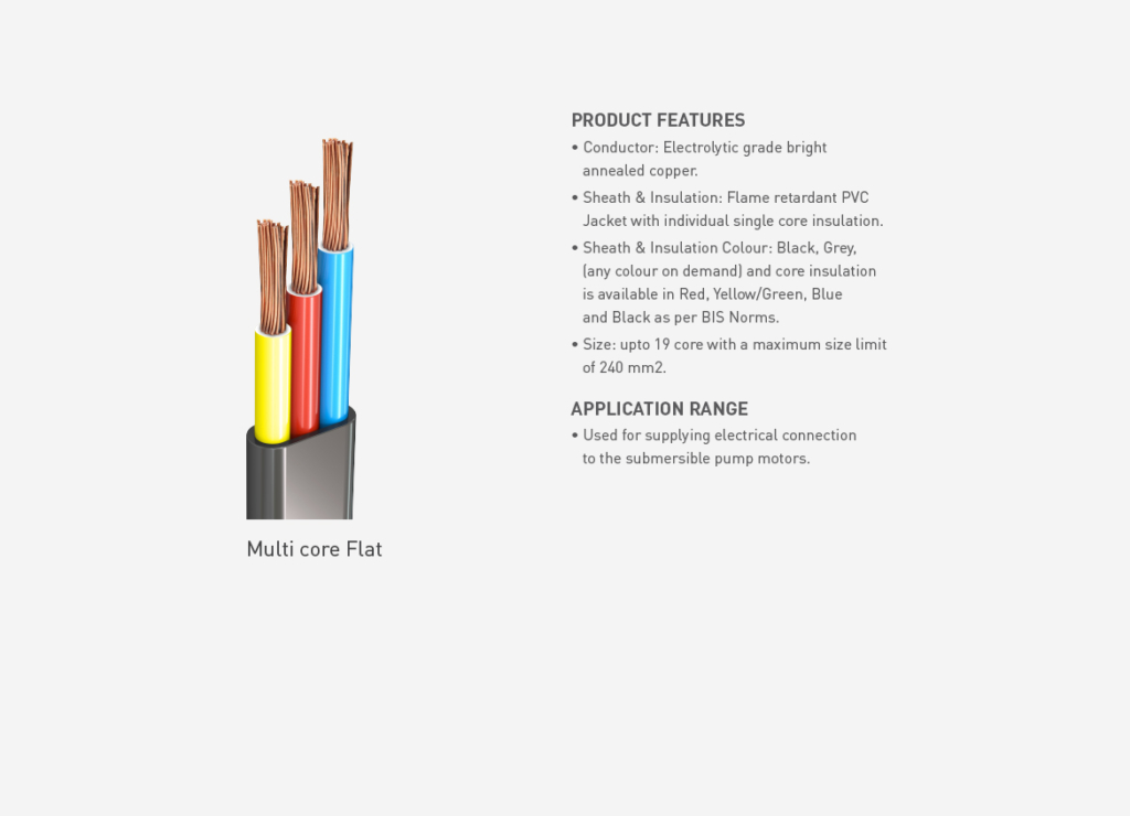 Wires & Cables – Power Cable Multi Core – Kolors India Private Limited